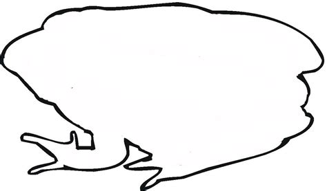 Frog Outline Template Clipart Best