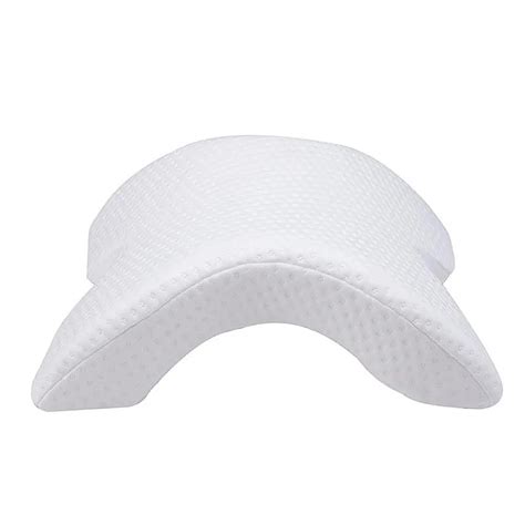 Ортопедична подушка тунель Memory Pillow з нішою для руки та підтримкою шиї Білий 350 • Краща