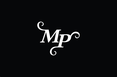 Monogram Mp Logo V Afbeelding Door Greenlines Studios Creative Fabrica