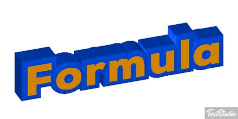 Formula Word Animated  Logo Designs