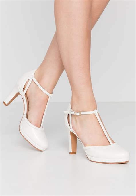 Weisse Pumps Online Kaufen Flache And Hohe Absätze Zalando