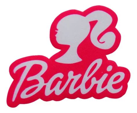 Aplique Termocolante Estampa Silhueta Barbie Un Parcelamento Sem Juros