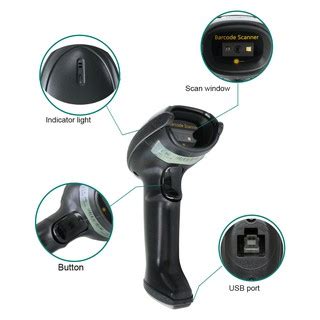 TEKLEAD 2D Handheld Wired USB Wireless Bluetooth Barcode Scanner CMOS