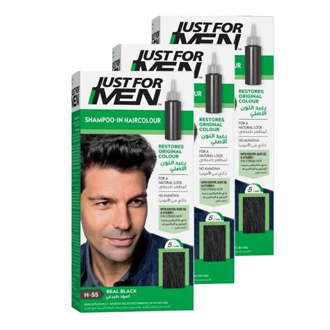 Just For Men Shampoo In Color Real Black H 55 Jfm Ihealth Ihealth Uae