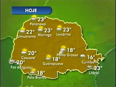 Áreas de instabilidade avançam sobre a região oeste G1 Paraná Oeste