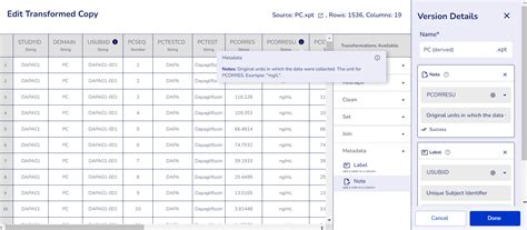 Metadata Operations · Pumascp