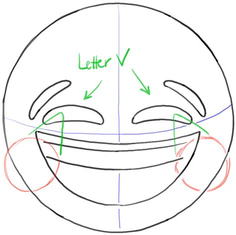 How To Draw Laughing Crying Emoji With Easy Steps Drawing Lesson How