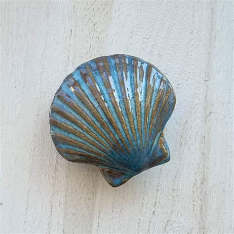 Shell Rattle Blue Valeries Gallery