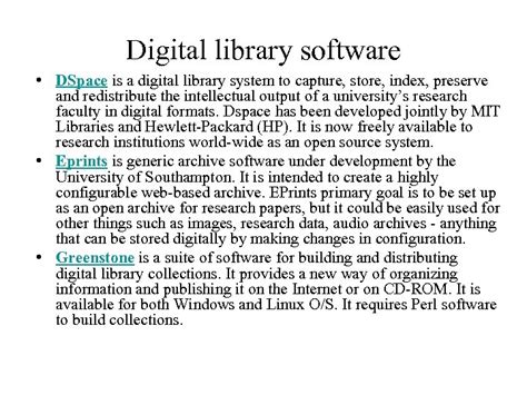 Software For Digital Library By Bhupendra Ratha Lecturer