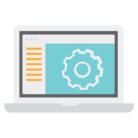 Admin Admin Panel Gear Laptop Settings System Icon Download On