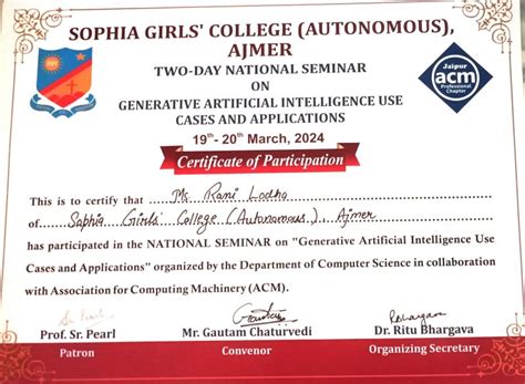 Ai Generativeai Networking Acm Computerscience Rani Lodha