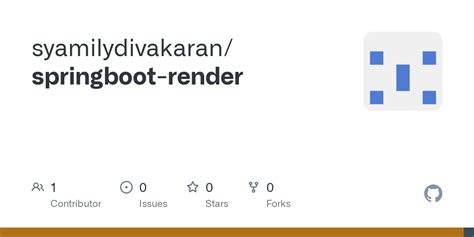Github Syamilydivakaranspringboot Render