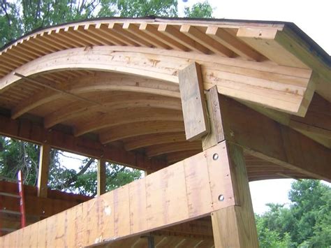 Unique And Spacious Laminated Curved Timbers Structure