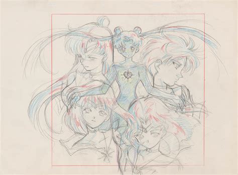 [2601] 美少女戦士セーラームーンs 版権ラフ 直筆 伊藤郁子