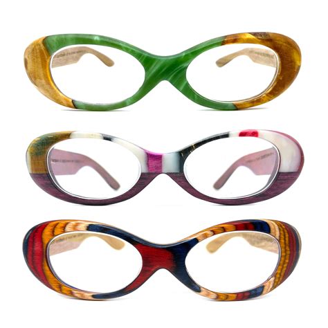 Custom Frame And Lenses Takemoto Handmade Ebony Wood Glasses Paris