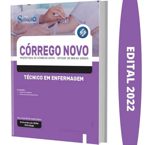 Apostila Córrego Novo Mg Técnico Em Enfermagem Solução Cursos E