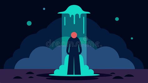 Cleansing Water A Figure Standing Under A Waterfall Washing Away Dark