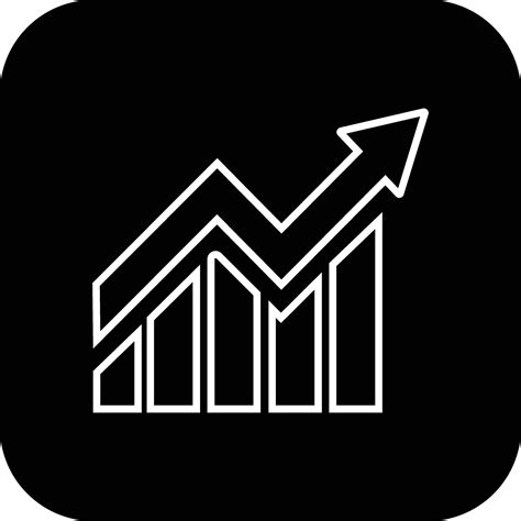Growing Bar Graph Icon In Flat For App Or Web Statistics And Analytics Data Charts Diagrams