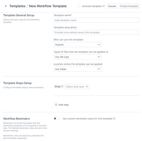 Introducing Workflow Templates And Settings Egnyte