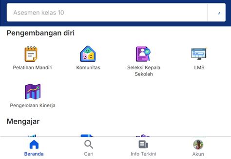 Link Pelatihan Mandiri PMM Bagi Kepala Sekolah Peningkatan Praktik