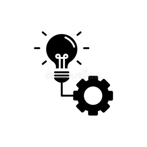 Implementation Icon Set Business Execute Technology Vector Symbol In Black Filled And Outlined