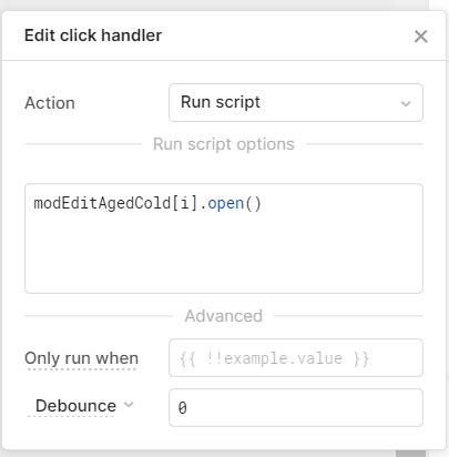 Opening A Modal Within A Listview No Longer Working App Building