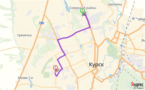 Карта где находится курск