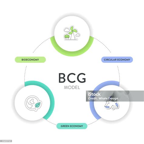 Bcg Model Strategy Infographic Diagram Chart Banner Template For Presentation Has Bio Economy