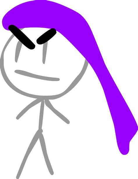 Purple Girl With Wind Hair And Angry Eyes Battle For Dream Island