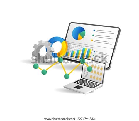 Isometric Flat 3d Illustration Concept Investment Stock Vector Royalty