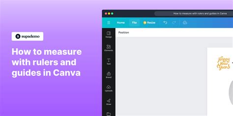 how to measure with rulers and guides in canva