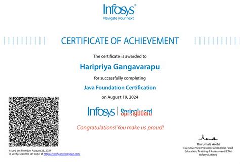 Haripriya Gangavarapu On Linkedin Java Javatechnologystack