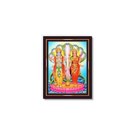 Pavan Photo Laminations Lord Vishnu Dev Lakshmi Devi Laxmi Narayan Ji