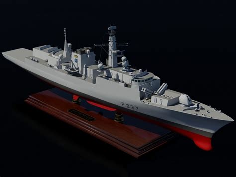 Fictional Type 23 Frigate With Improved Rcs Reduction Shaping [1200×900