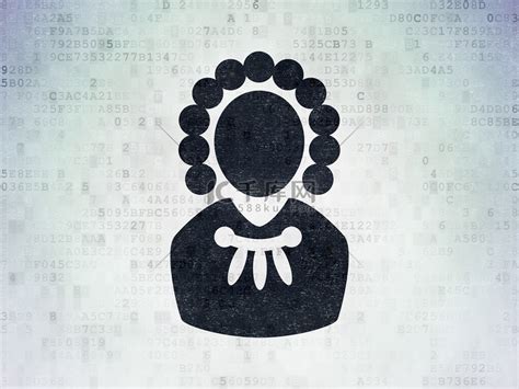 法律概念：数字数据论文背景的判断高清摄影大图 千库网