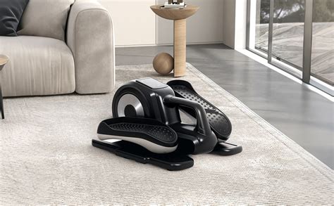Sportnow Under Desk Electric Elliptical Machine For Home Sit Down