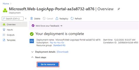 Creación De Un Flujo De Trabajo De Aplicación Lógica Estándar En Azure