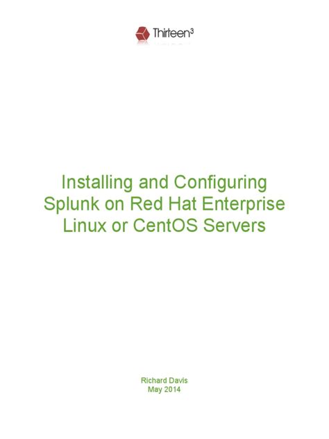 Splunk Manual Pdf Port Computer Networking World Wide Web