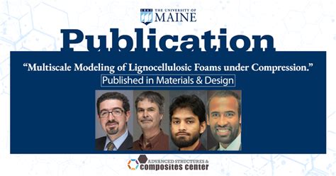 Article By Tajvidi On Multiscale Modeling Of Lignocellulosic Foams Published In Materials