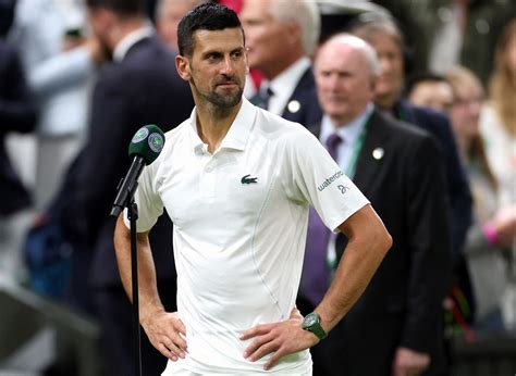 You Guys Cant Touch Me Novak Djokovic Slams Fans At Wimbledon