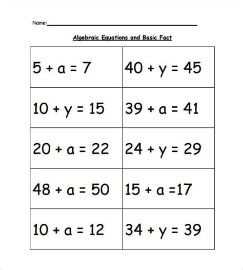 13 Simple Algebra Worksheet Templates Word Pdf Worksheets Library 13 Simple Algebra Worksheet Templates Word Pdf Worksheets Library