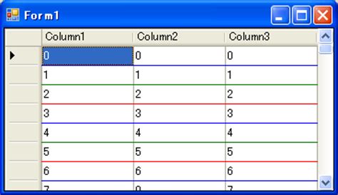 Datagridview Net Tips Vb Net C