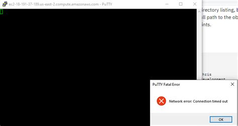 how to fix aws ec2 instance timeout error while trying to connect