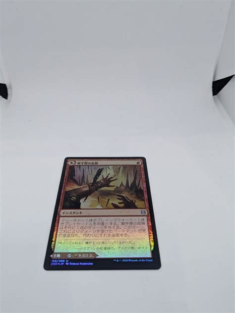 Yahooオークション Mtg 【jp】【foil】166《棘平原の危険spikefi