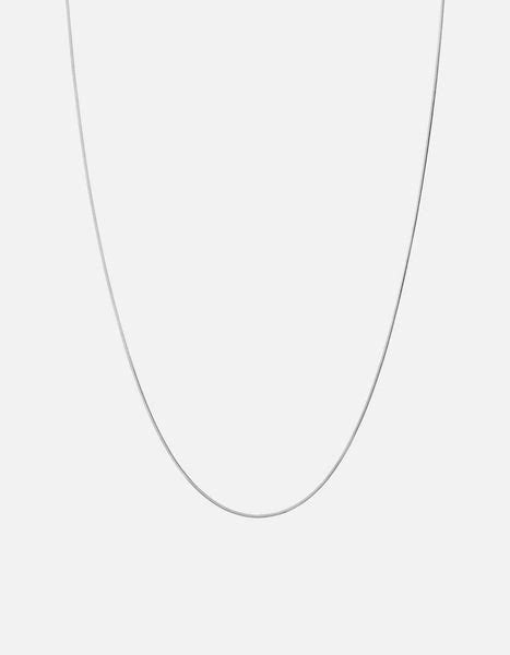 Lynx Chain Necklace Sterling Silver Mens Necklaces Miansai