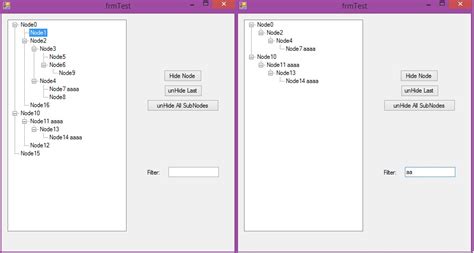 Filtering And Hiding Tree Nodes WinForms CodeProject