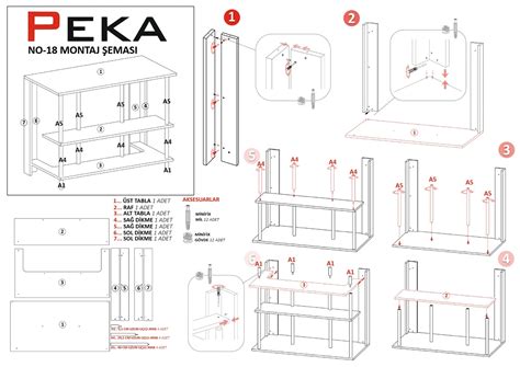 Furniture Assembly Chart Behance