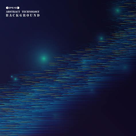 Abstract Sparkle Futuristic Technology Gradient Blue Stripe Line Cover Background 2441837