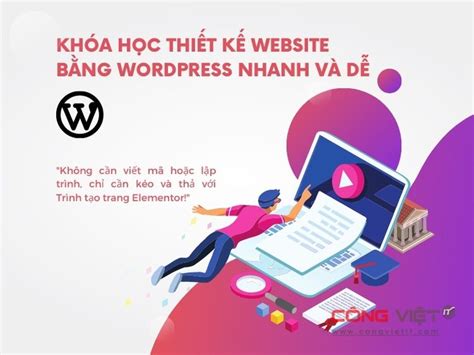 Khóa học Thiết kế website bằng Wordpress nhanh và dễ Công Việt Blog