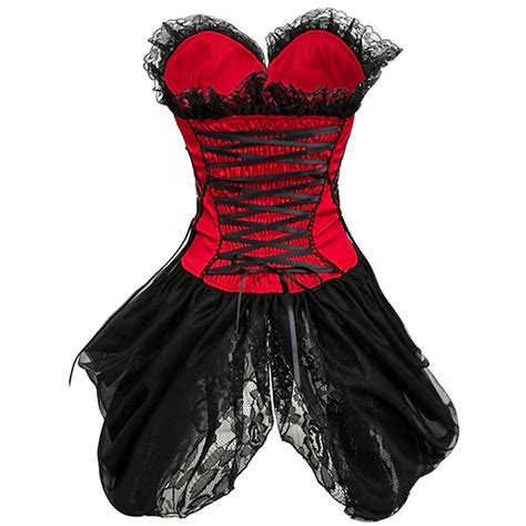 Vintage Rococo Punk And Gothic Overbust Corset Bustier Bodyshaper Pirate